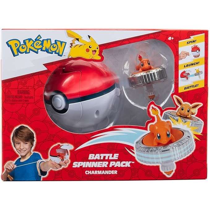 Pokemon Battle Spinner Pack Charmander - Mago Biribago Giocattoli